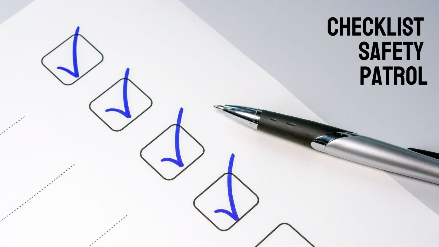 contoh checklist safety patrol - ProsesProduksi.com